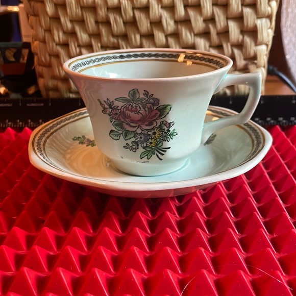 Adams | Dining | Antique Adams Calyx Ware Teacup And Saucer | Poshmark